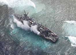 USS Guardian at Tubbataha Reef photo from AFP Western Command | Kenn Orphan